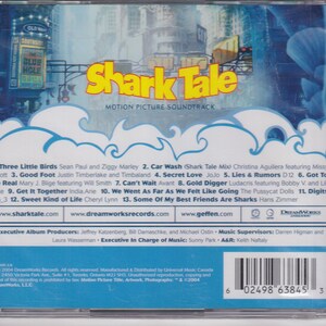 Various Shark Tale Motion Picture Soundtrack New & Unopened CD Small ...