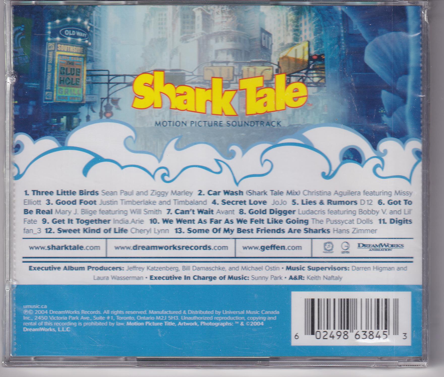 Various Shark Tale Motion Picture Soundtrack New & Unopened CD Small ...