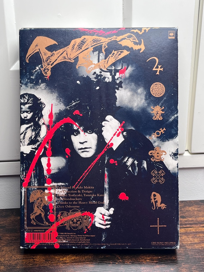 Ozzy Osbourne Bible of Ozz Rare Japanese Box Set CD 1988 CBS Sony 49DP ...