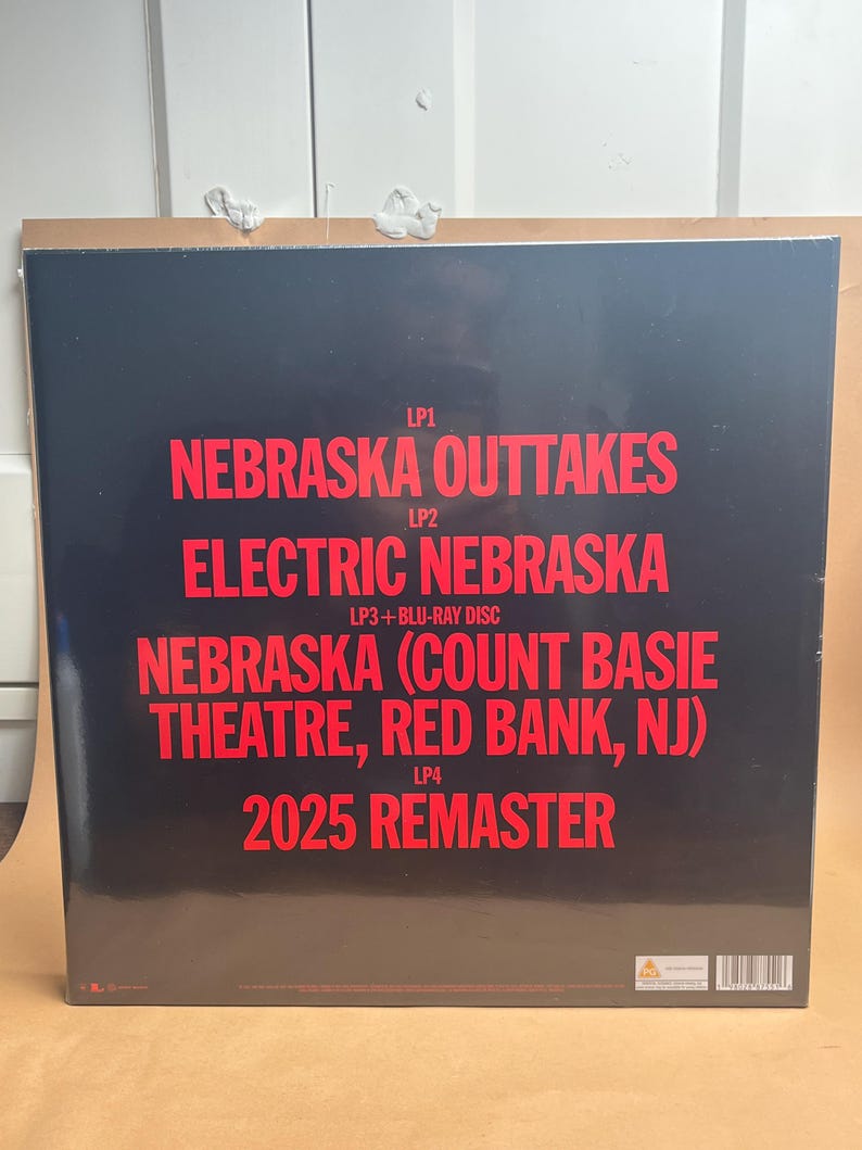 Bruce Springsteen Nebraska 82 Box Set 4LP Blu Ray 2025 Columbia Deluxe ...