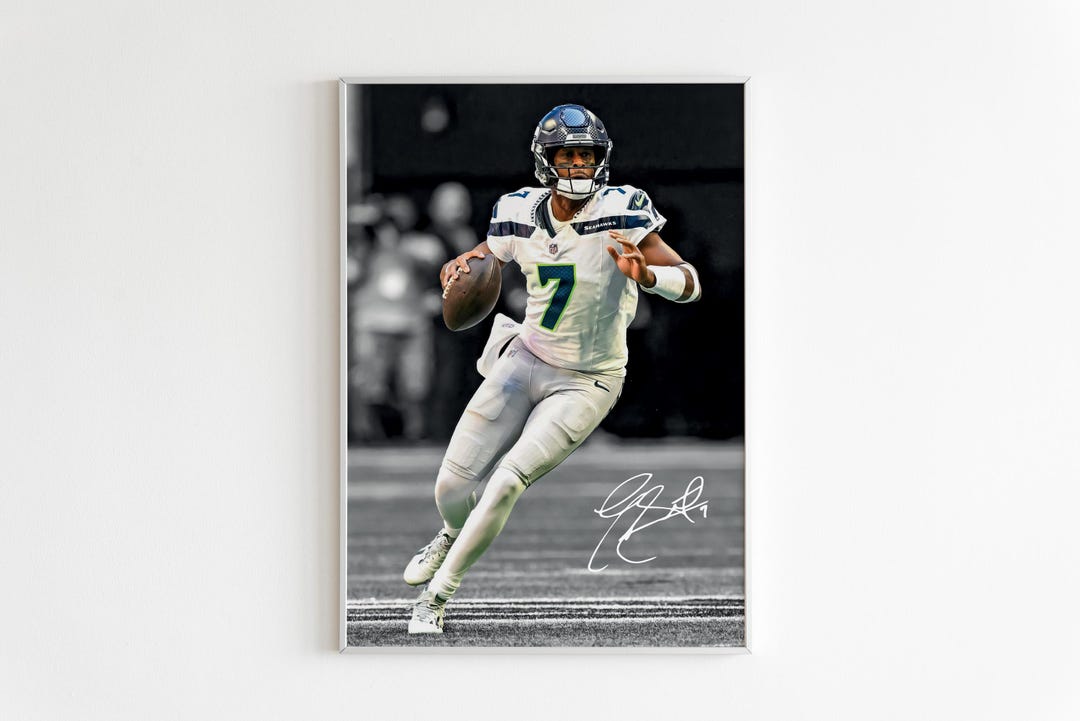 Geno Smith Poster, Seattle Seahawks Poster, NFL Poster, Sports Poster ...
