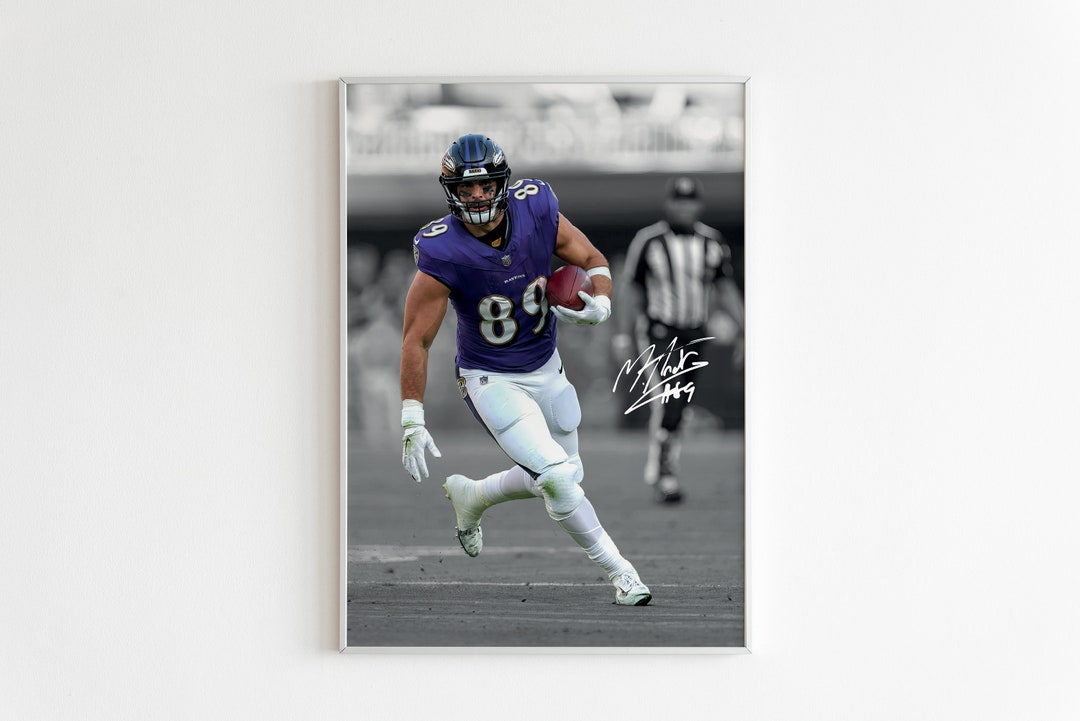 Mark Andrews Poster, Baltimore Ravens, NFL Poster, Bedroom Decor, Wall ...