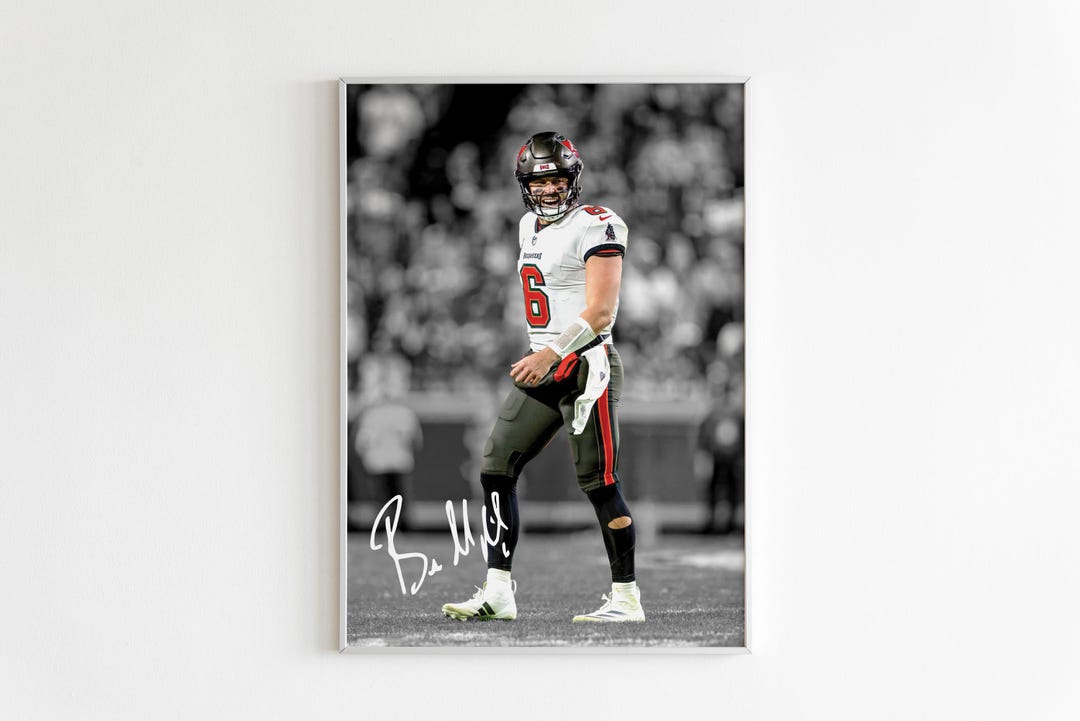 Baker Mayfield Poster, Tampa Bay Buccaneers, NFL Poster, Bedroom Decor ...