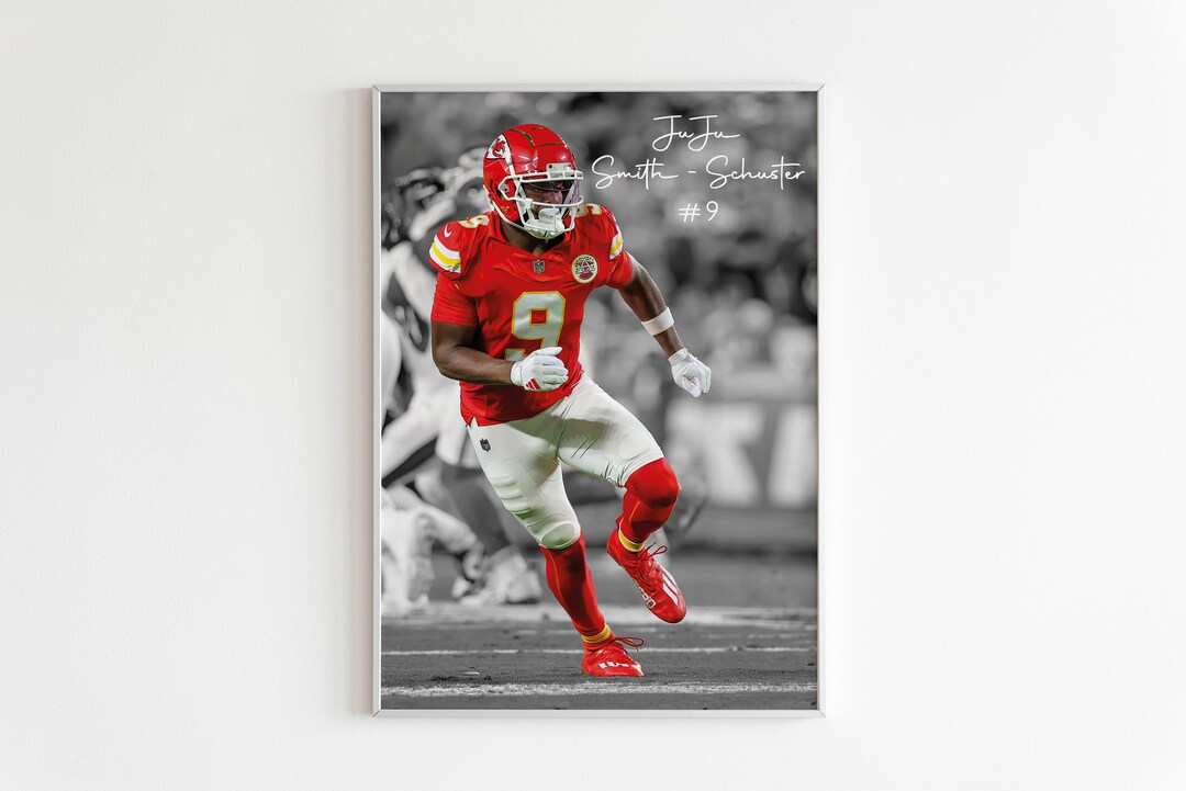 Juju Smith-schuster Poster, , Art Print, Bedroom Decor, Wall Art, Home ...