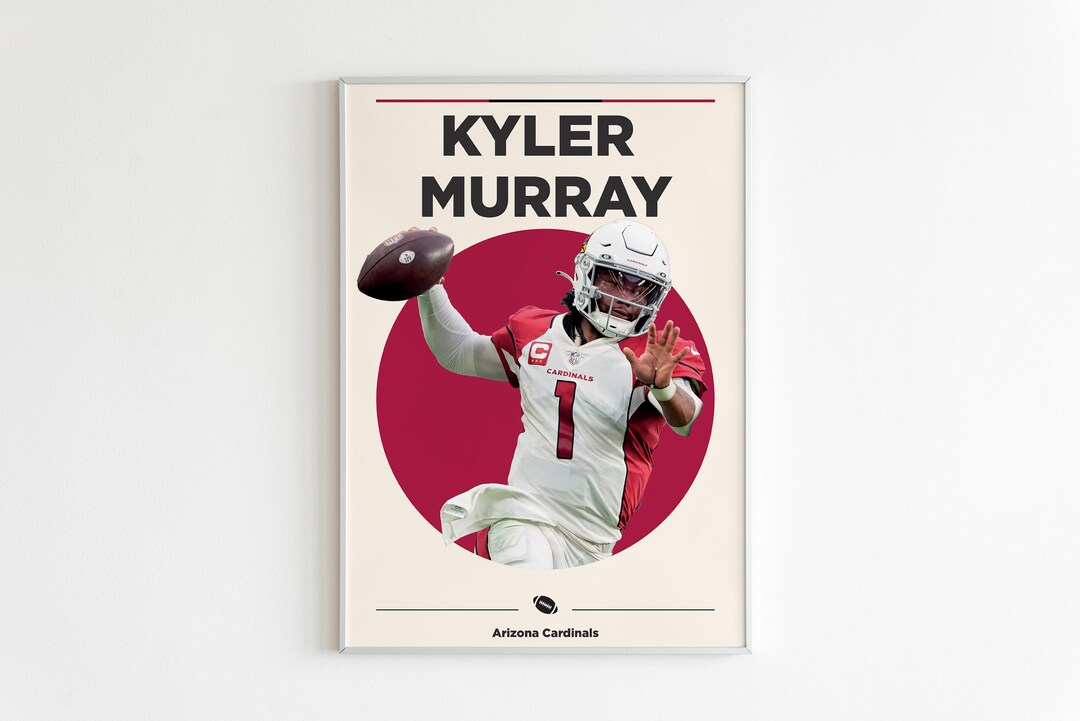 Kyler Murray Poster, Arizona Cardinals Art Print, Bedroom Decor, Wall ...