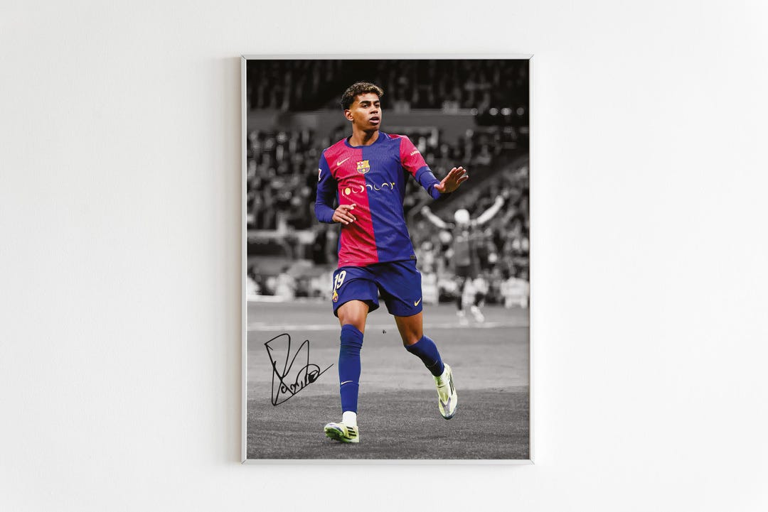 Lamine Yamal, Spain,football Poster, Soccer Poster, Sports Poster, Gift ...