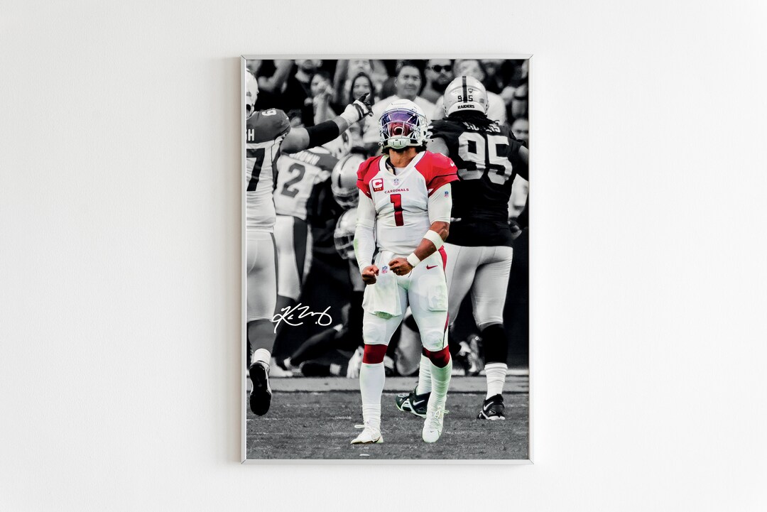 Kyler Murray Poster, Arizona Cardinal Art Print, Bedroom Decor, Wall ...