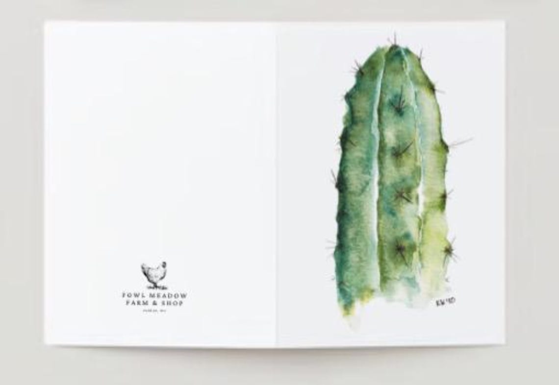 Cactus Cards - Etsy