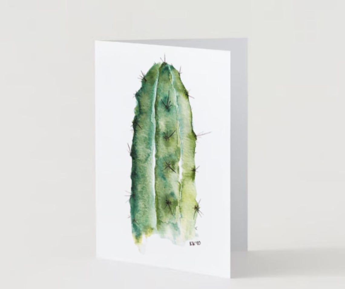 Cactus Cards - Etsy