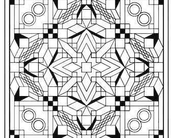 20 Digital Design Coloring Collection Set 4 - Etsy