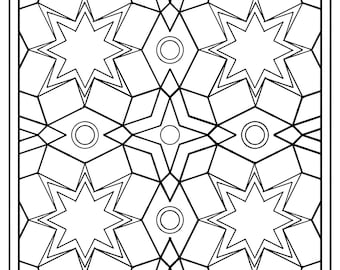 20 Digital Design Coloring Collection Set 4 - Etsy