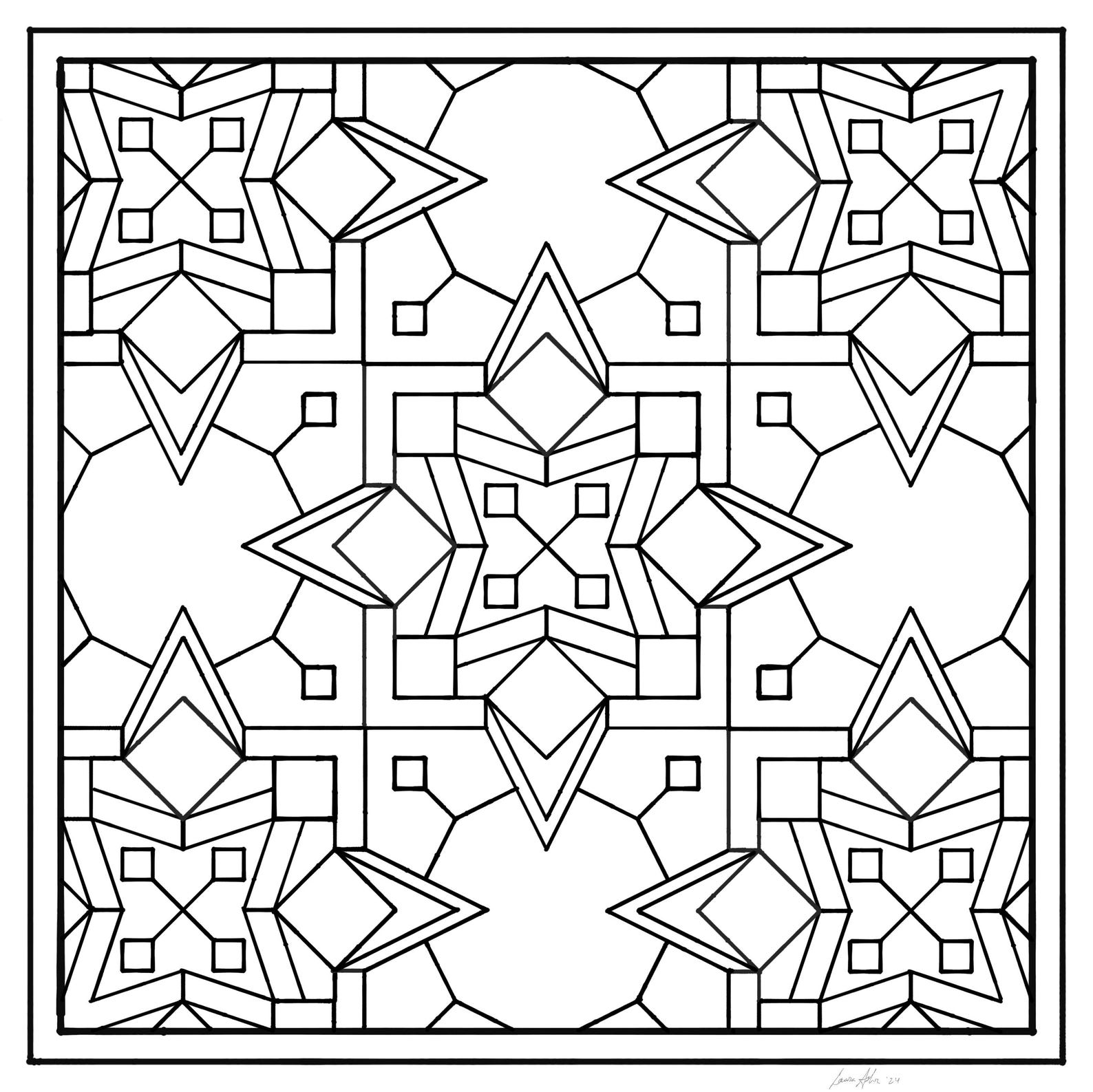 20 Digital Design Coloring Collection Set 4 - Etsy