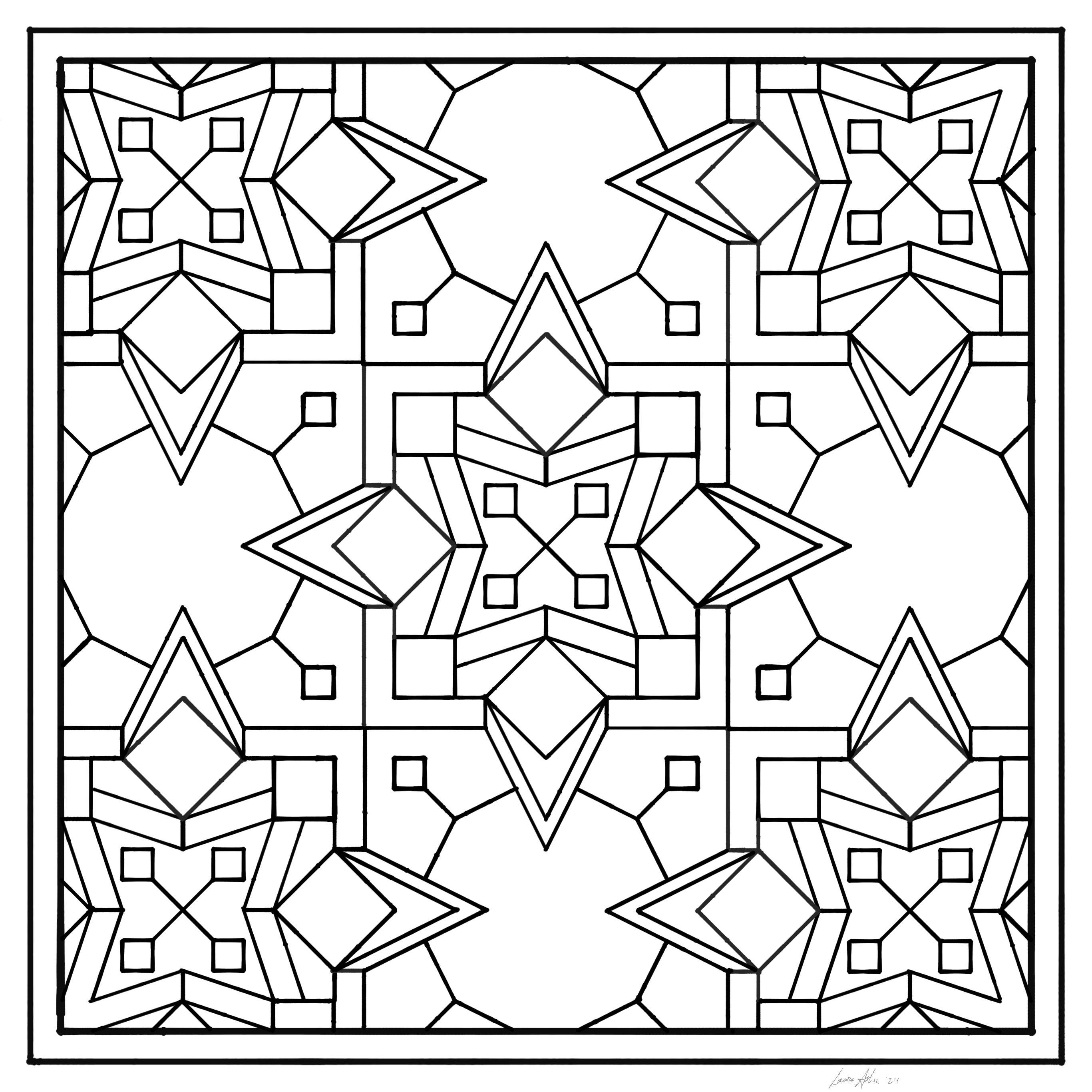 20 Digital Design Coloring Collection Set 4 - Etsy