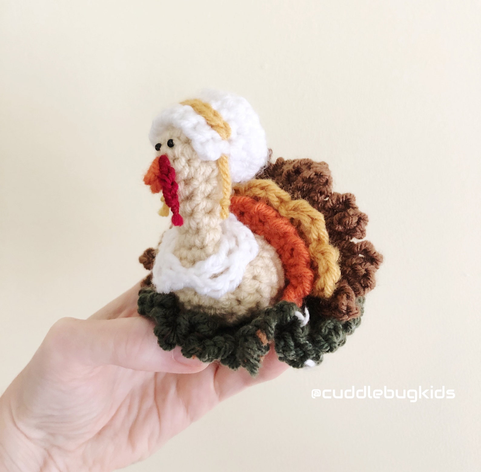 Turkey Crochet Pattern Tabitha the Dressed up Traditional Turkey ...