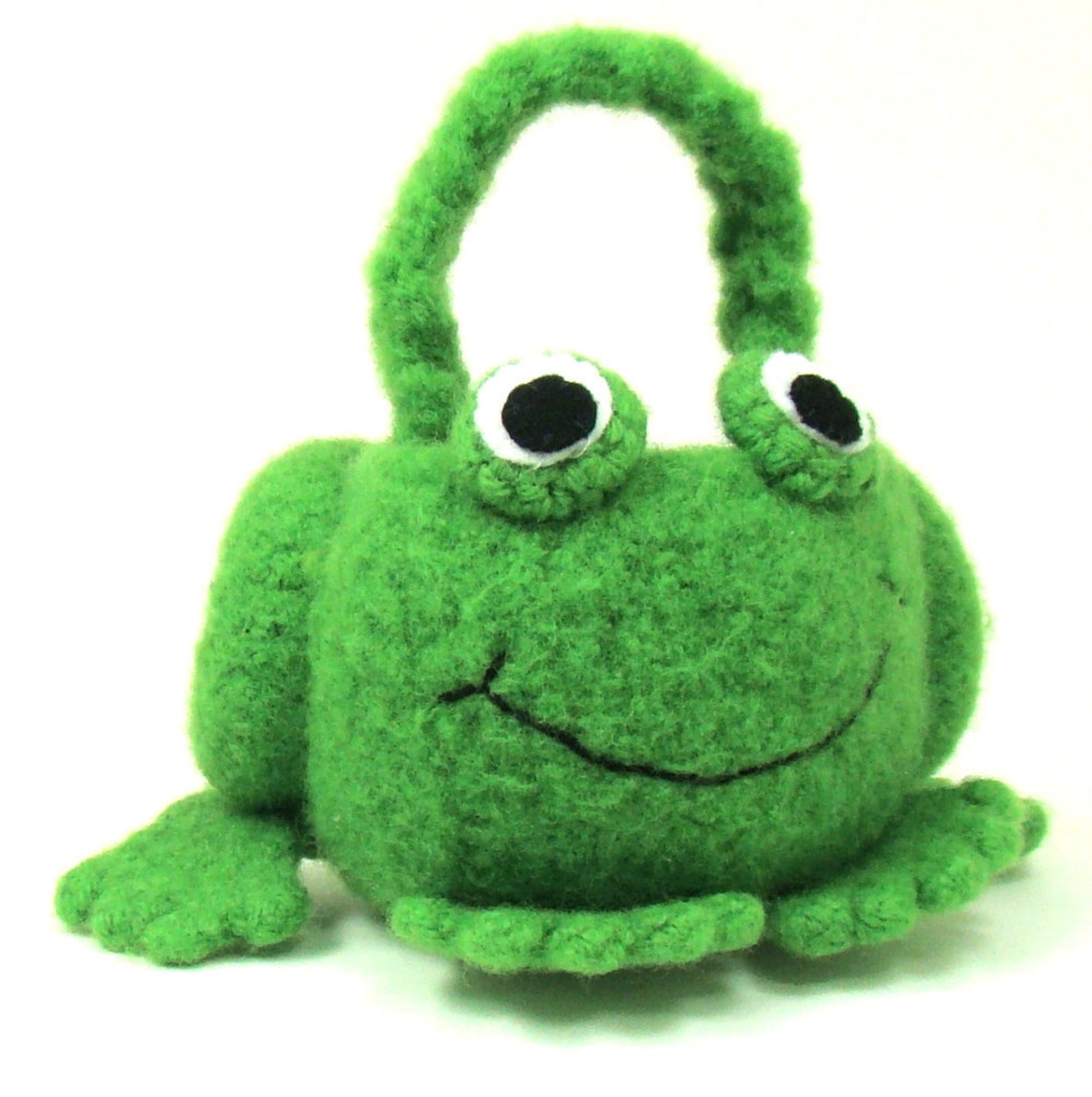 Frog Mini Basket Felted Crochet Pattern PDF INSTANT DOWNLOAD - Etsy