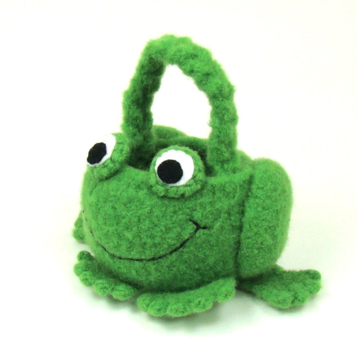 Frog Mini Basket Felted Crochet Pattern PDF INSTANT DOWNLOAD - Etsy