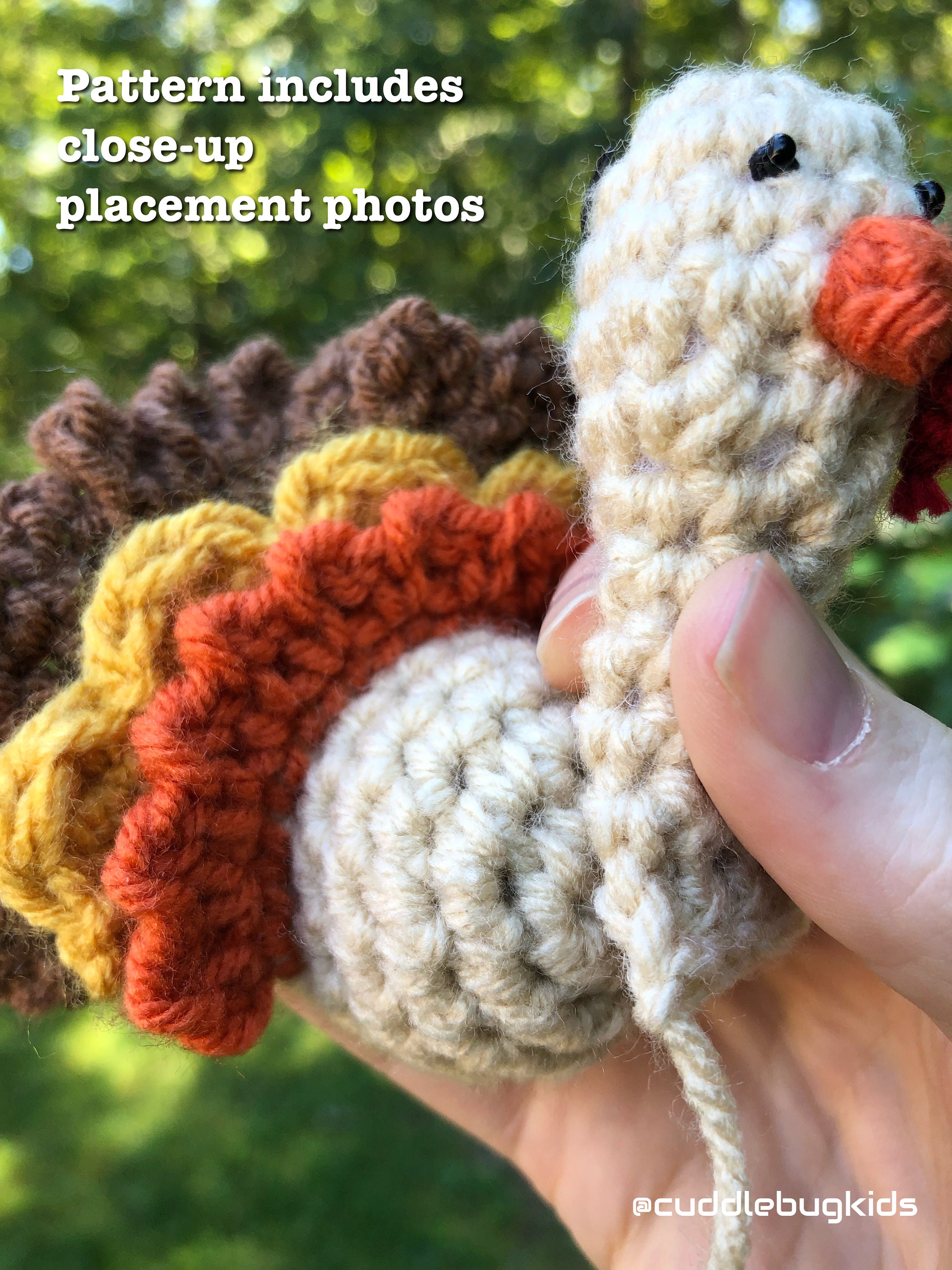 Turkey Crochet Pattern Tabitha the Dressed up Traditional Turkey ...