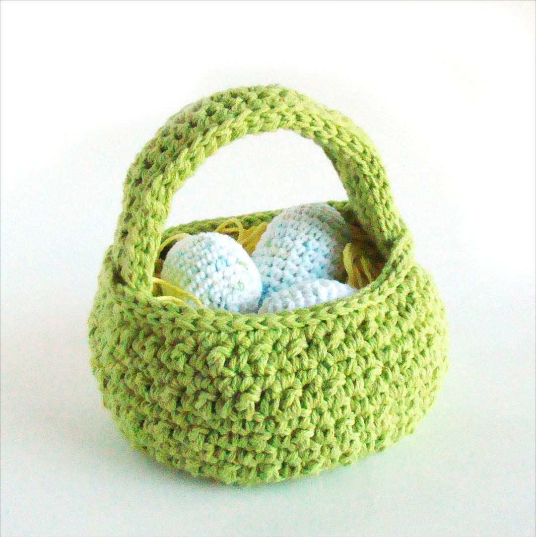 Easter Egg Basket Crochet Pattern PDF INSTANT DOWNLOAD - Etsy