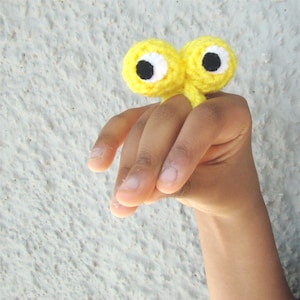 Finger Puppet Crochet Pattern Googly Eye Ring PDF INSTANT DOWNLOAD - Etsy