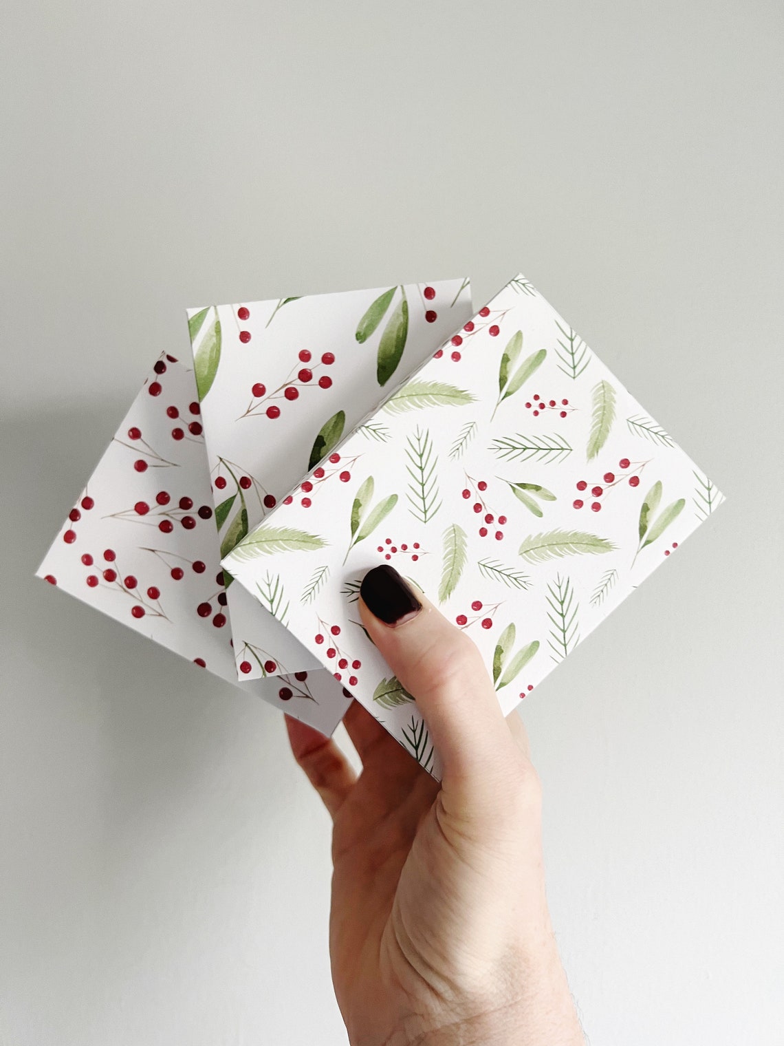 Christmas Holiday Box Template 3 Printable Patterns Box - Etsy UK