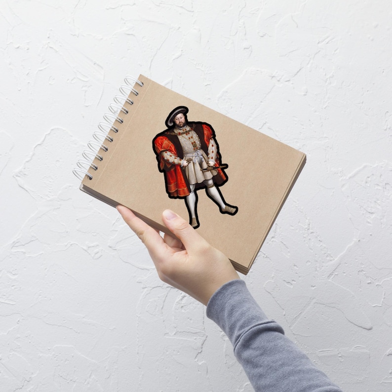 Henry VIII Sticker, History Sticker - Etsy