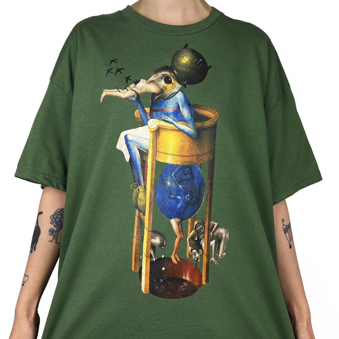 Unisex Hieronymus Bosch Shirt, Bosch - Devil on Night Chair T-shirt - Etsy