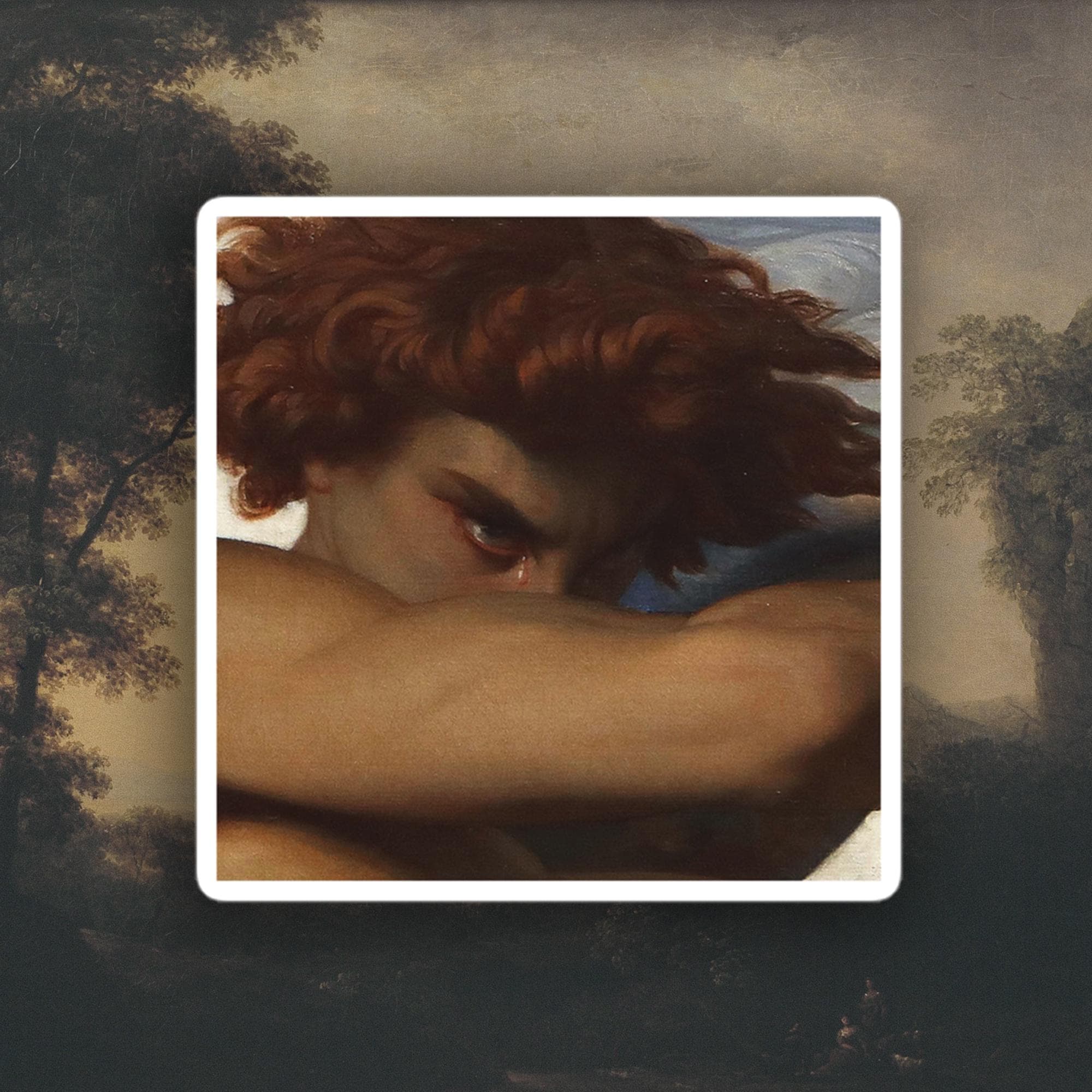 Fallen Angel Sticker, Renaissance Aesthetic Sticker - Etsy