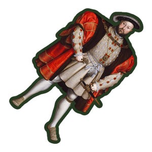 Henry VIII Sticker, History Sticker - Etsy
