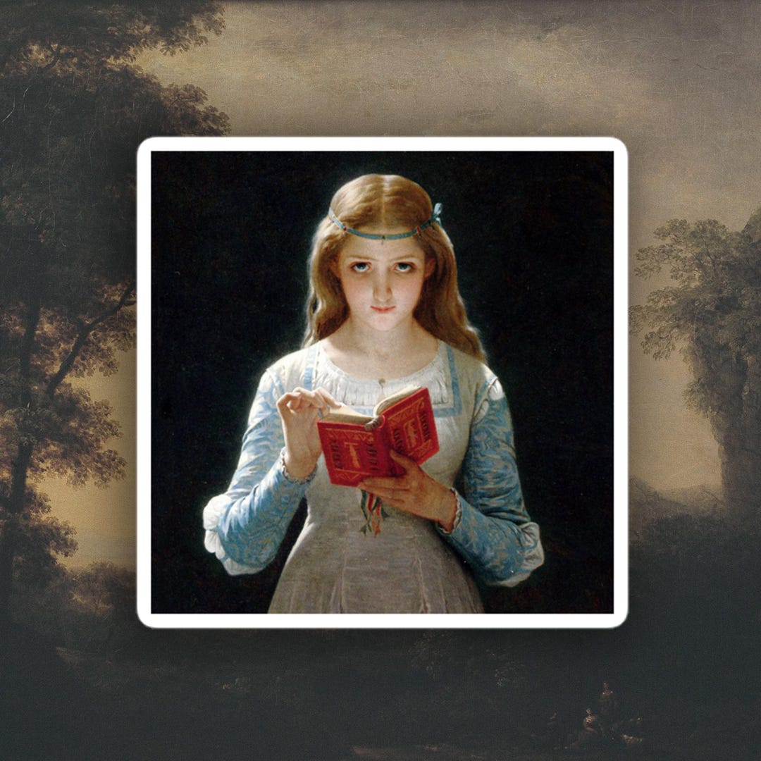 Ophelia Sticker, Renaissance Aesthetic Sticker, Art Detail Sticker - Etsy