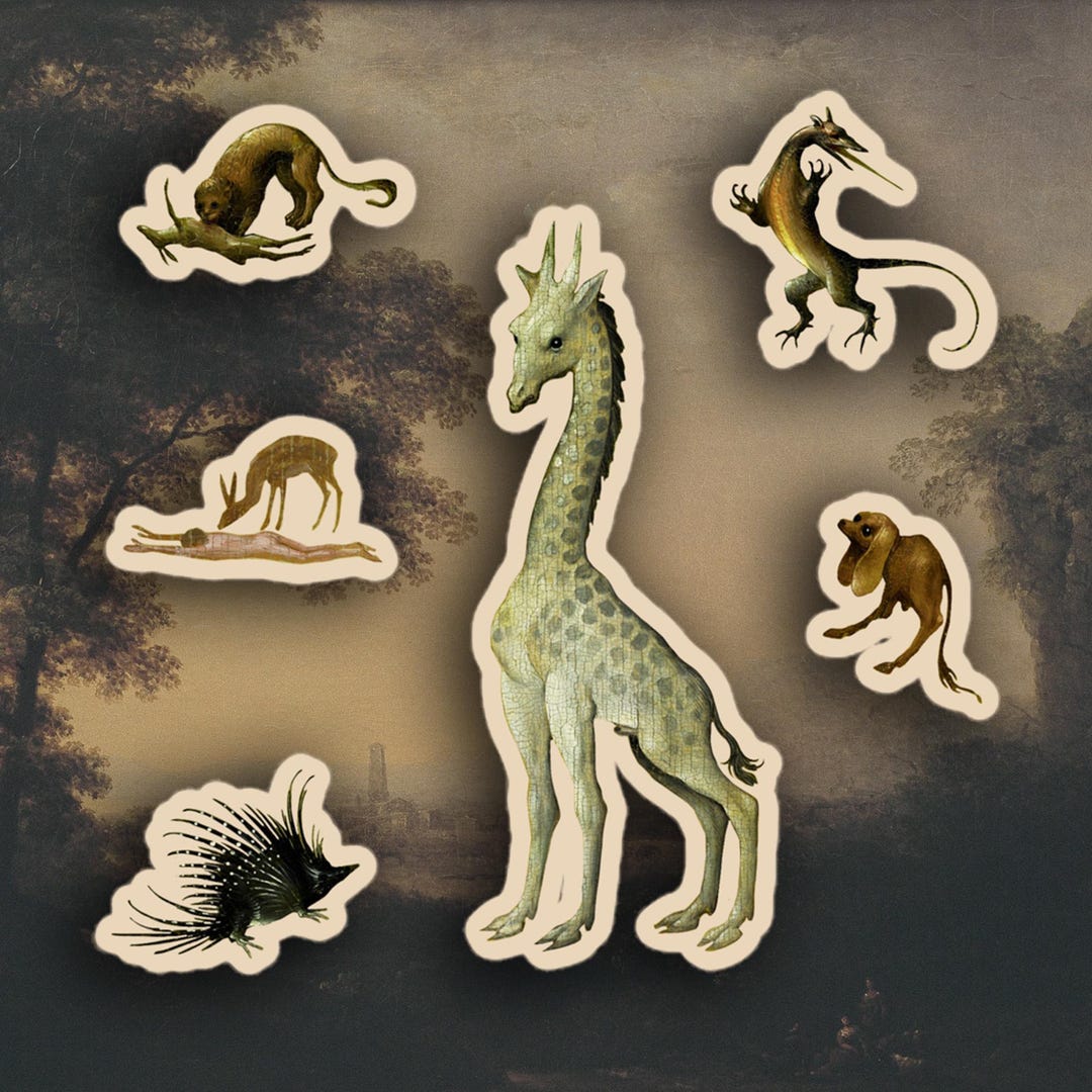 Set of Hieronymus Bosch Stickers, Hieronymus Bosch Sticker Set - Etsy