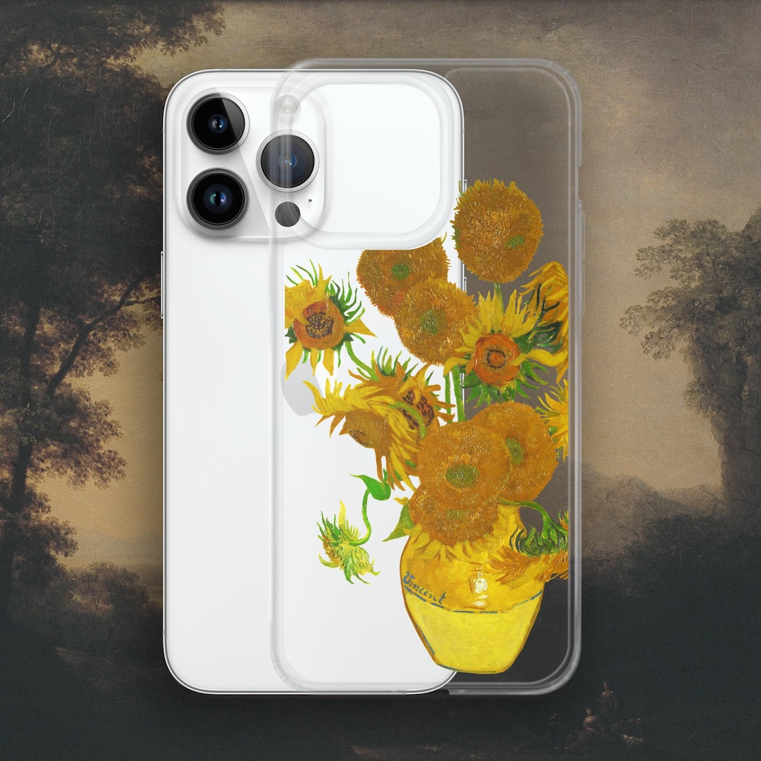 Vincent Van Gogh - Sunflowers iPhone Case, Art History Clear Case for ...
