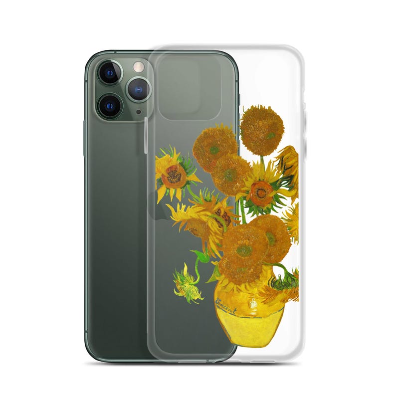 Vincent Van Gogh - Sunflowers iPhone Case, Art History Clear Case for ...