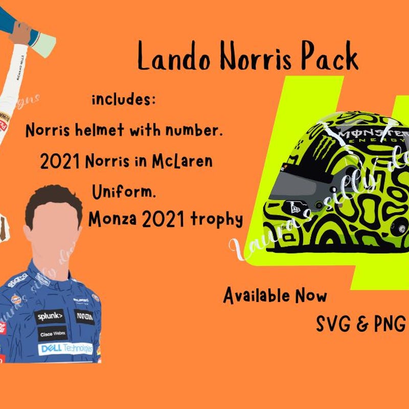 Lando Norris Png - Etsy
