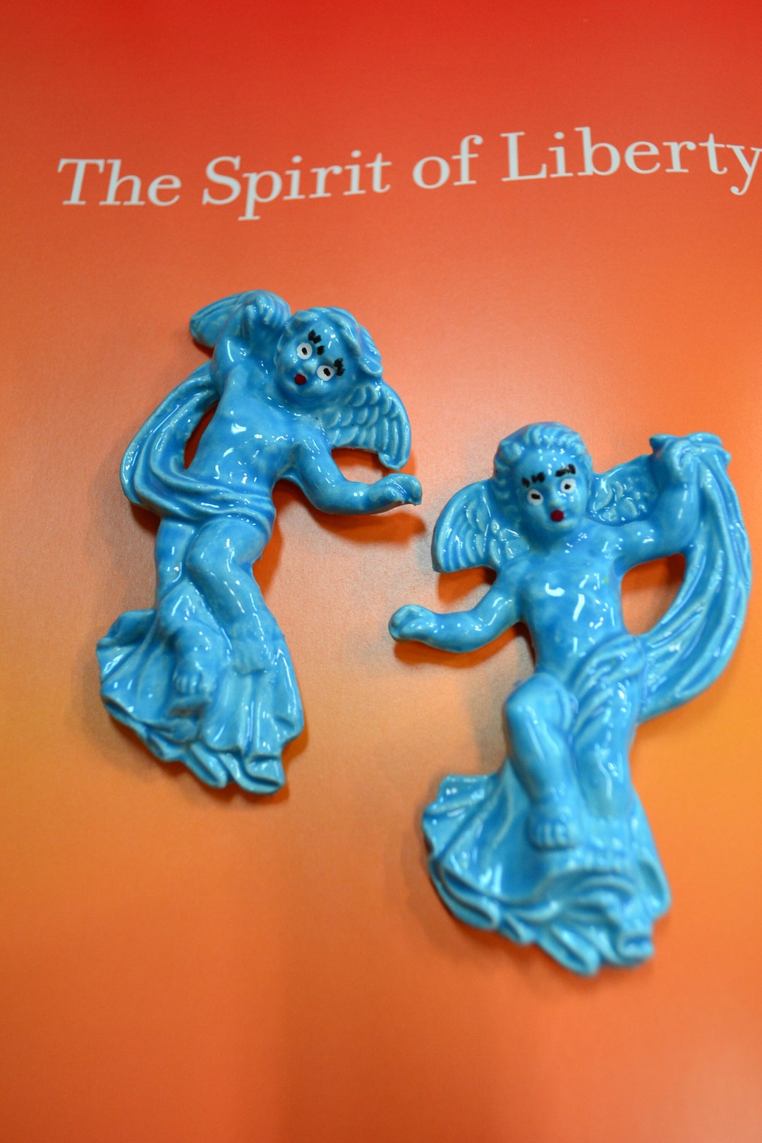 Hand Crafted by Me -ceramic Decorative Angel Wall Tiles for Home Decor ...