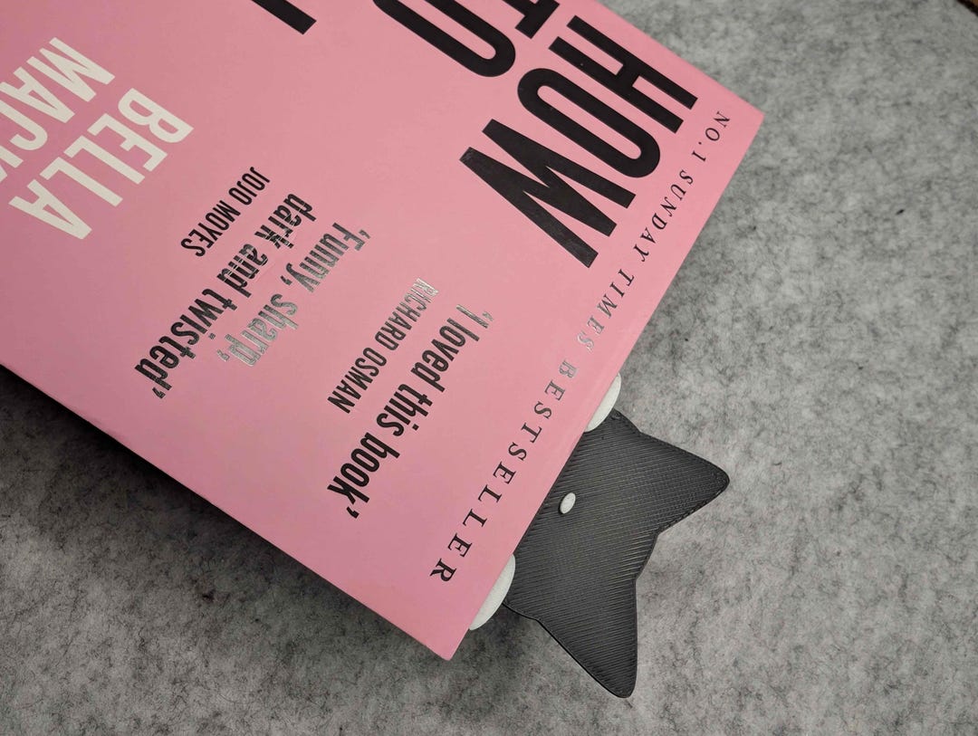 Cute and Adorable Cat Bookmark With Paws – Perfect for Cat Lovers ...