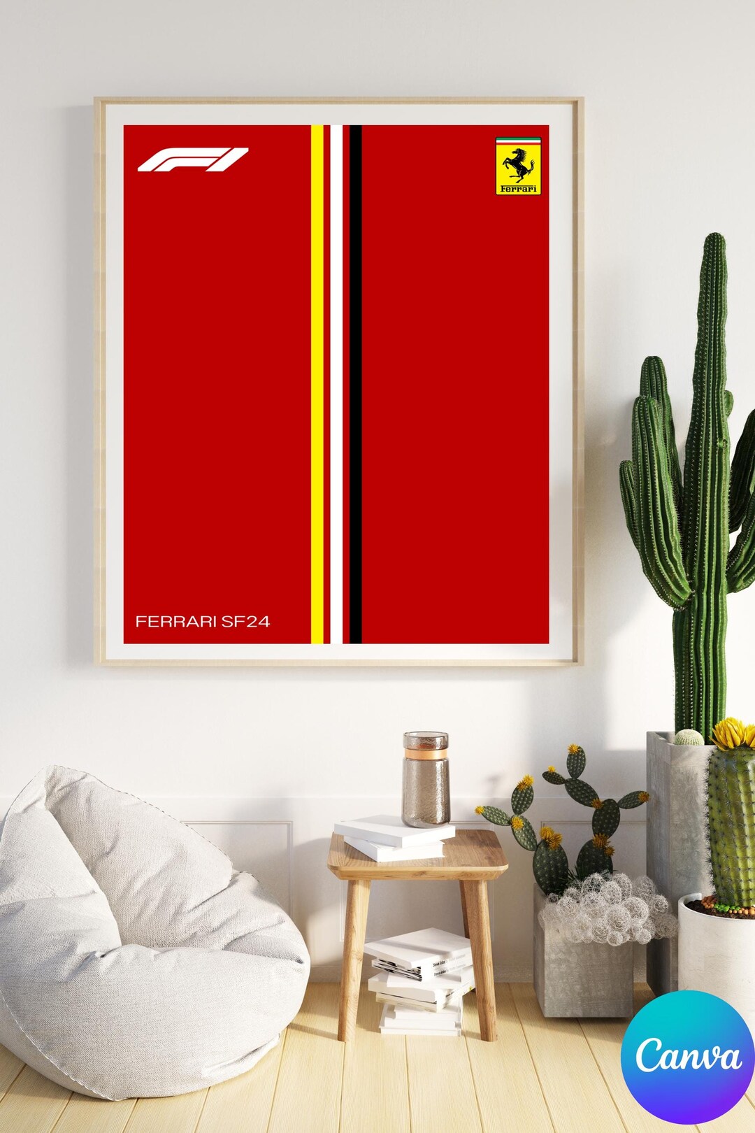 Digital Wall Posters for Scuderia Ferrari F1 Technic Compatible ...