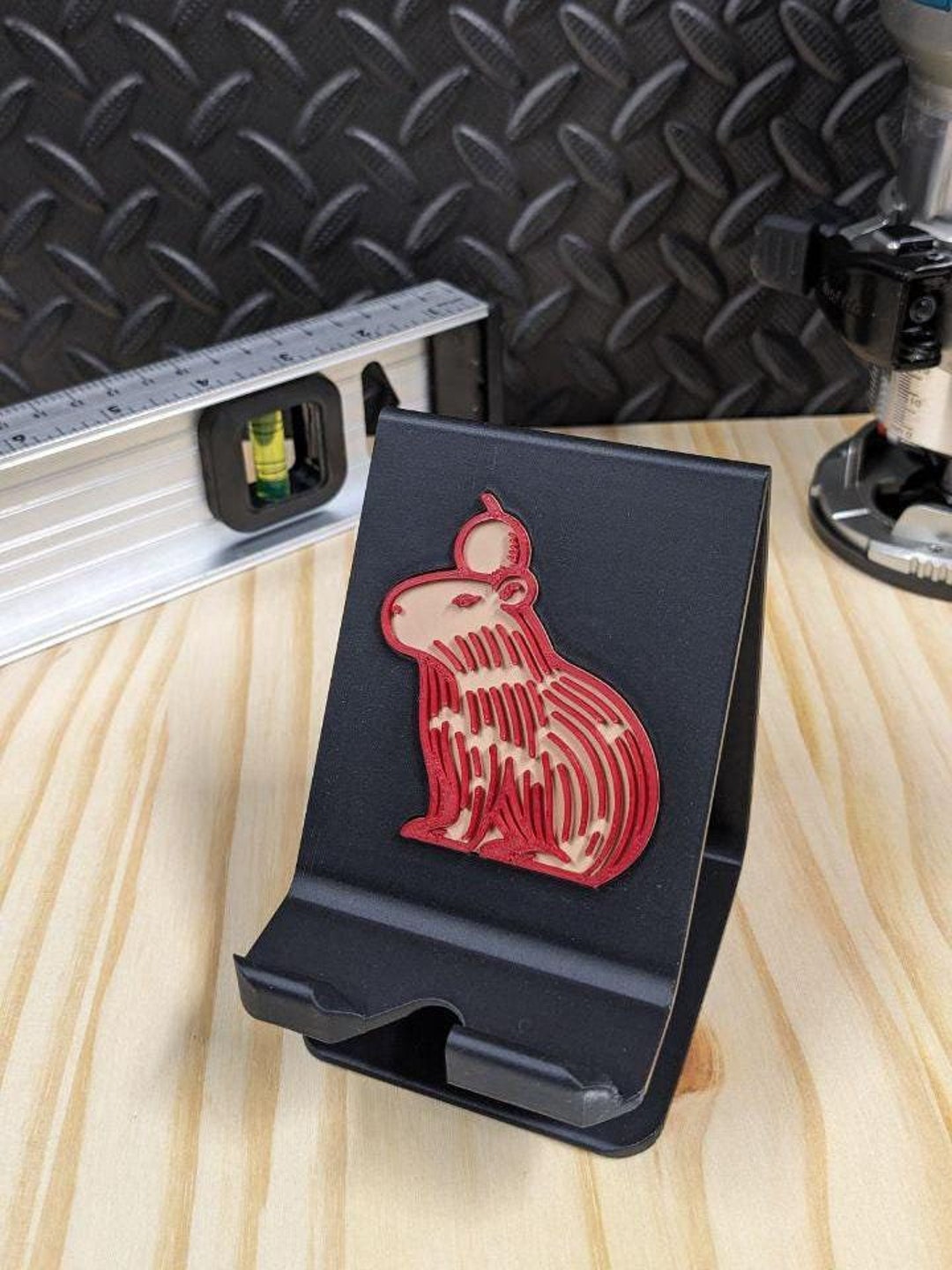 3D Printed Capybara Phone Stand - Etsy