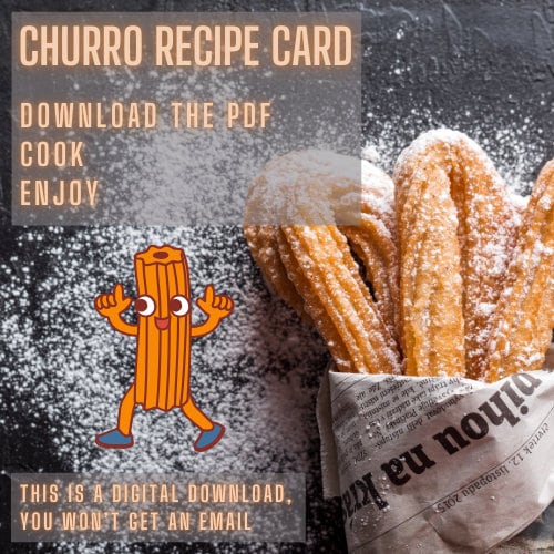 Classic Churro Recipe PDF | Best Churro Recipe for Beginners | Easy ...