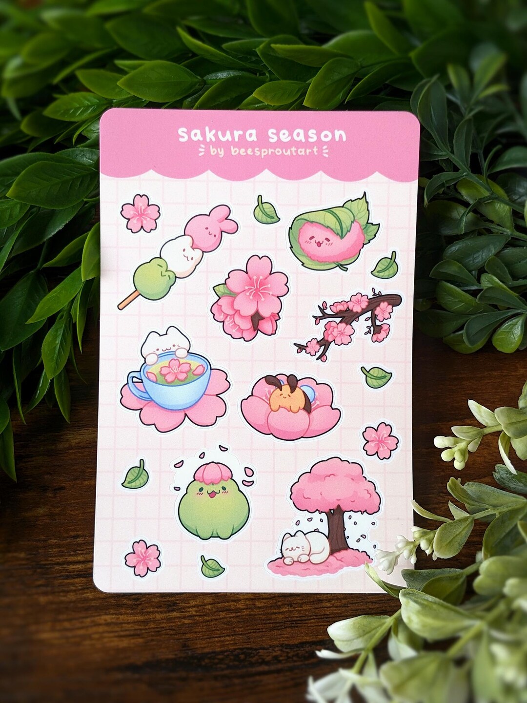 Sakura Season - Spring Matte Sticker Sheet - Etsy