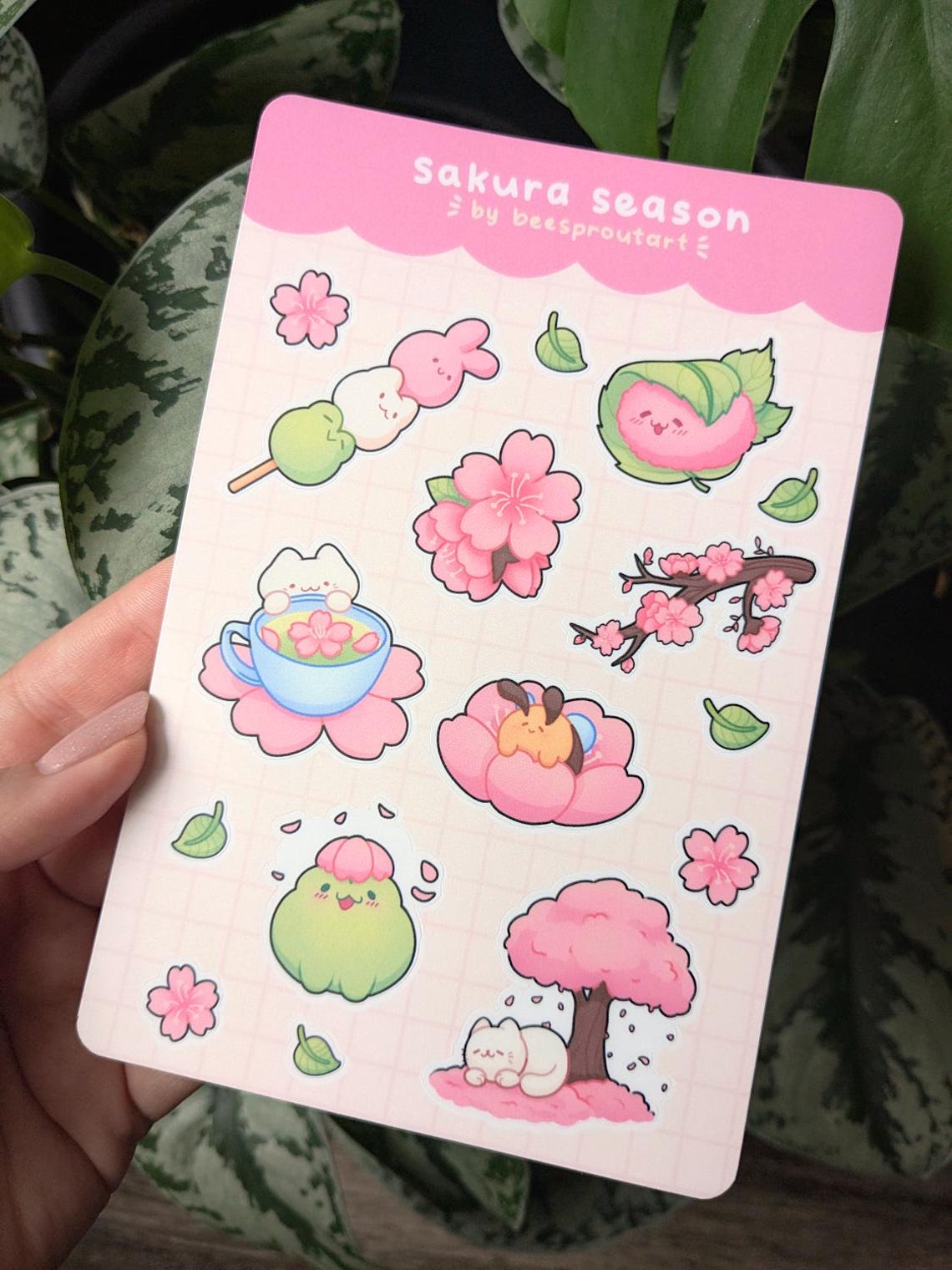 Sakura Season - Spring Matte Sticker Sheet - Etsy