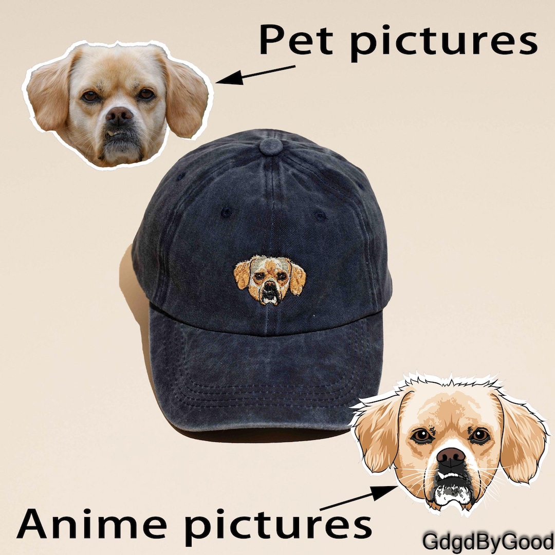 Custom Dog Baseball Cap Dog Mom Hat Custom Pet Painting Custom ...