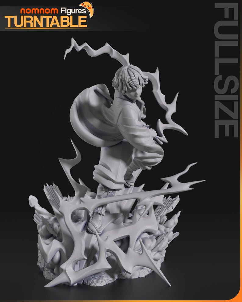 Zenitsu Resin Figure - Zenitsu Demon Slayer Collectible - High-quality ...