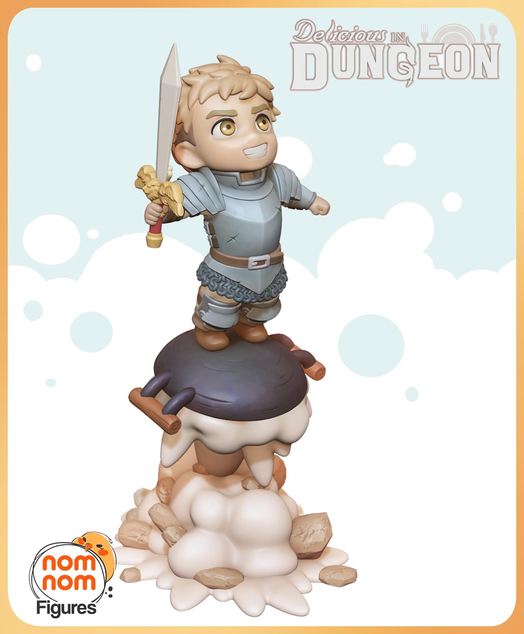 Chibi Laios Figure | Delicious Dungeon-inspired 3D Printed Resin ...