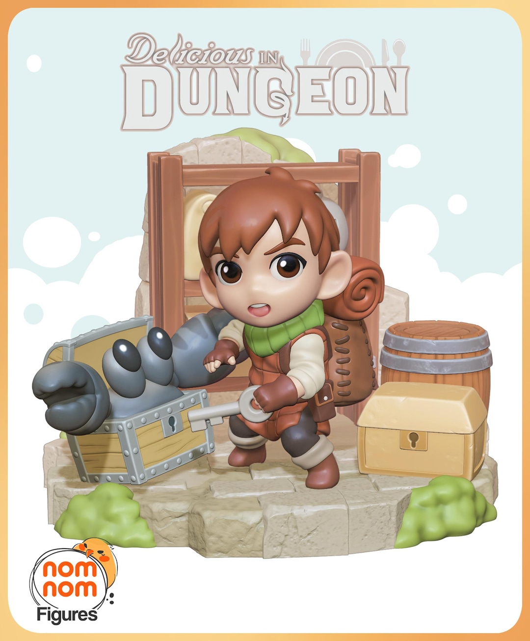 Chibi Chilchuck Figure | Delicious Dungeon-inspired 3D Printed Resin ...