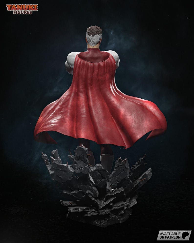 Omni Man Superhero Statue , 12k Resin Printed Figurine . Gift for ...