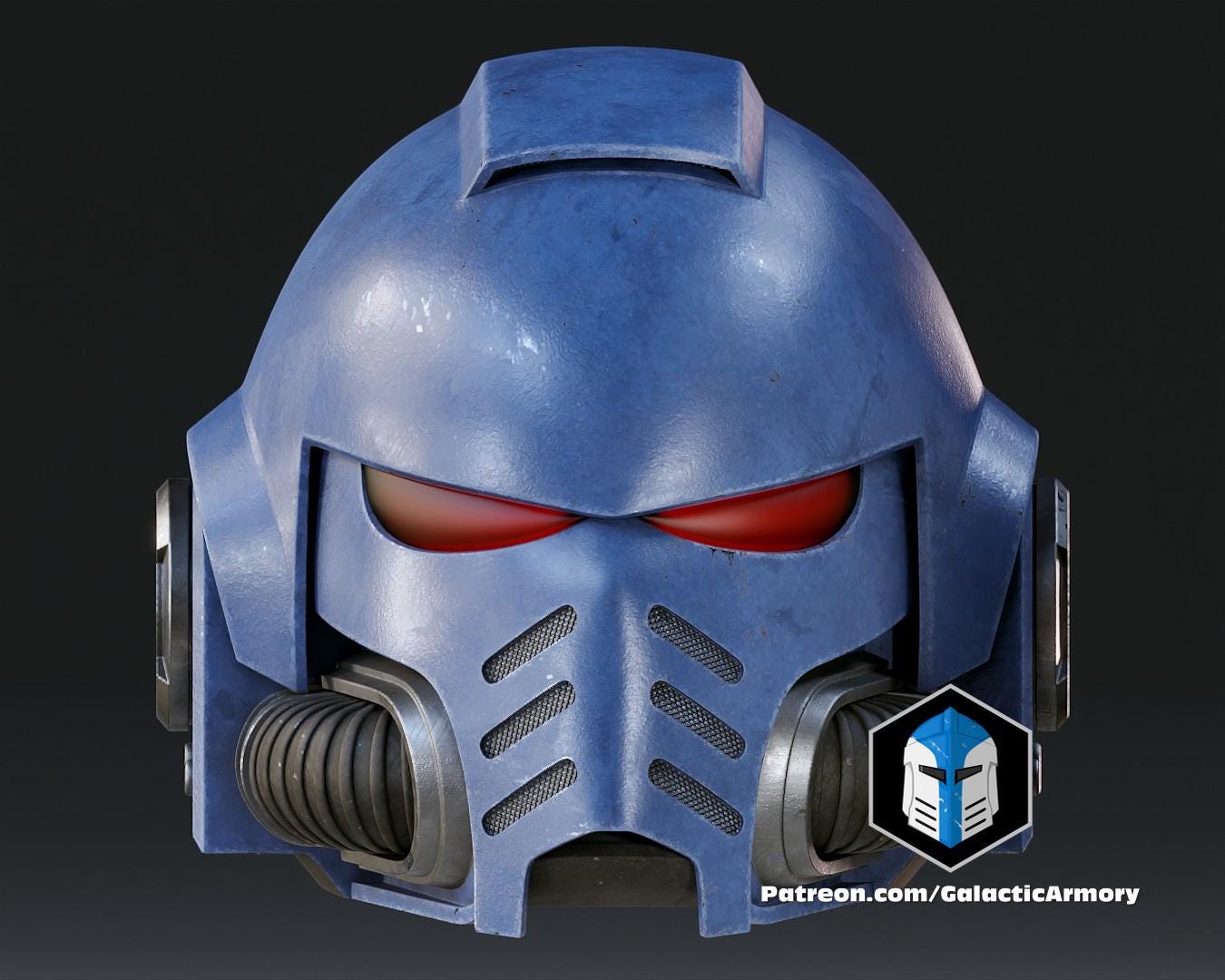 Space Marine Primaris 3D Printed Helmet - Etsy