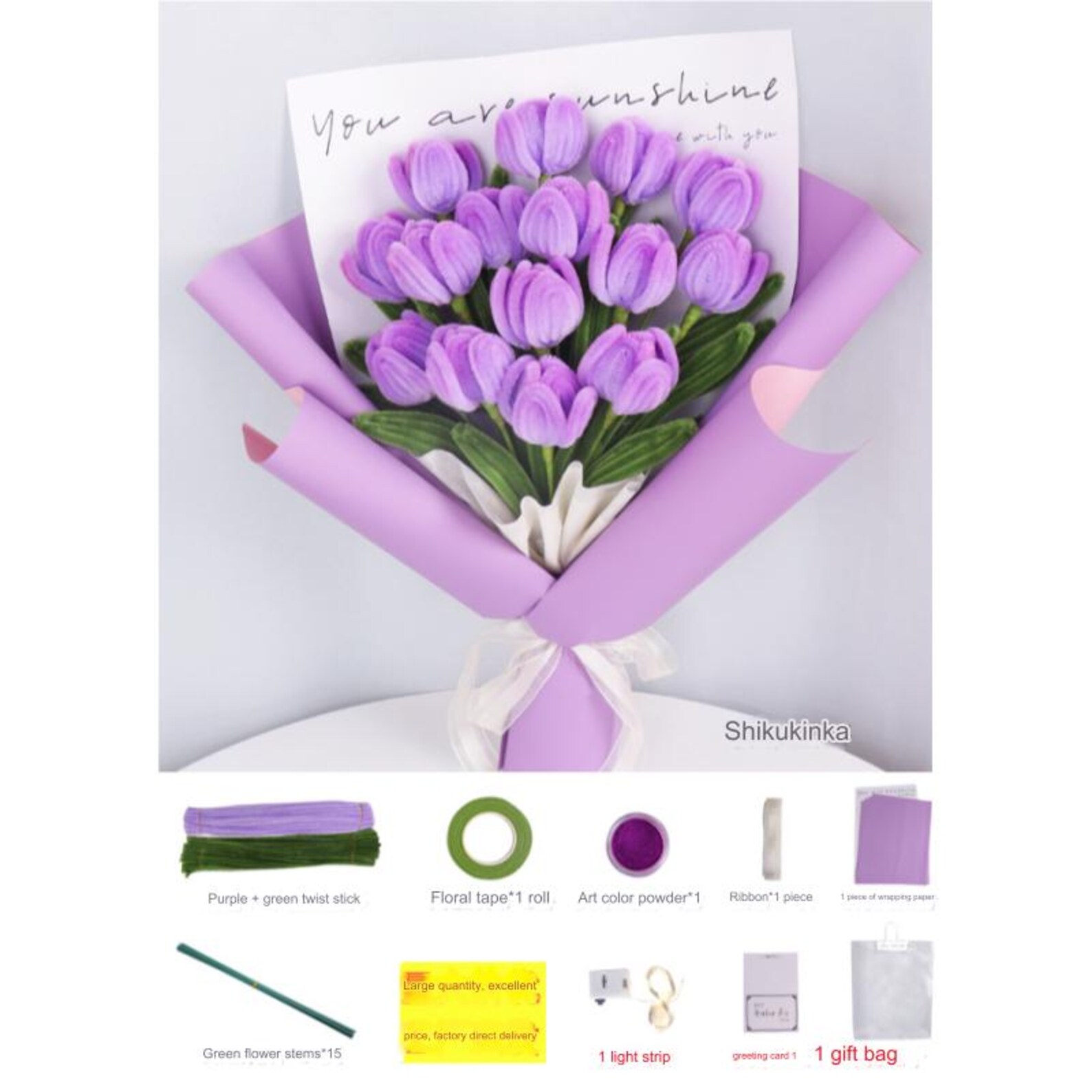 DIY Twisted Stick Handmade the Beautiful Flower for Your Lover / Mami ...