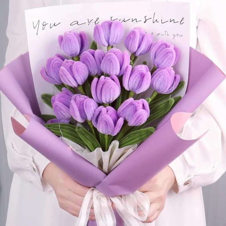 DIY Twisted Stick Handmade the Beautiful Flower for Your Lover / Mami ...