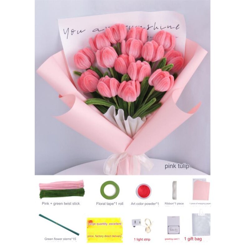 DIY Twisted Stick Handmade the Beautiful Flower for Your Lover / Mami ...