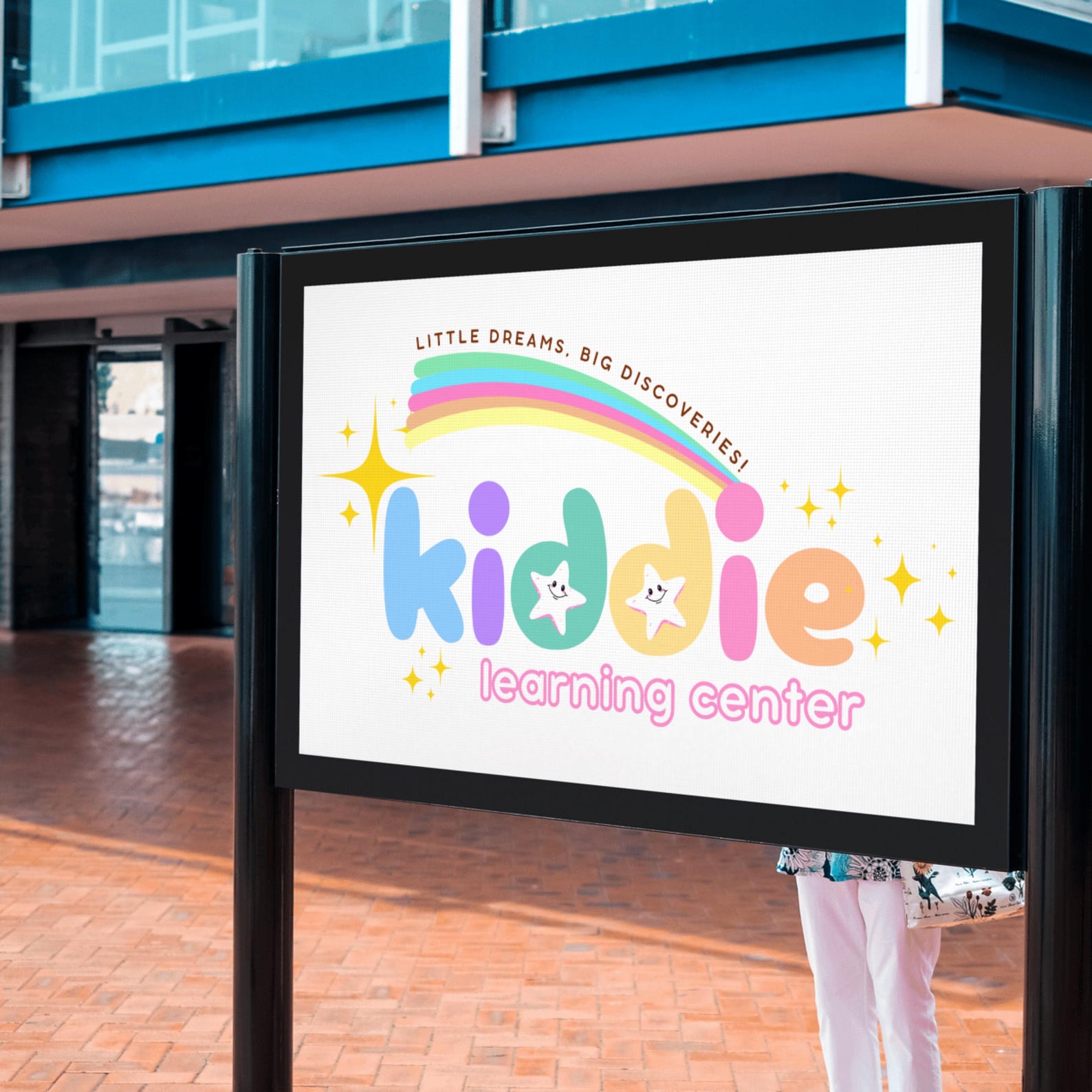 Playful Branding Logo Canva Template for Kids Business Branding Vibrant ...